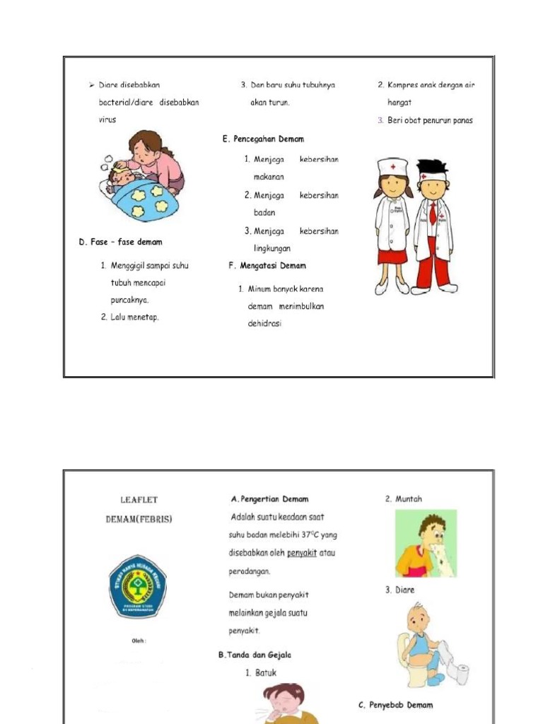 Leaflet - Demam Febris | PDF