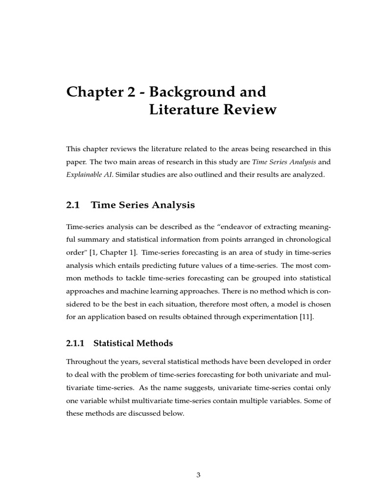 Literature Review | Download Free PDF | Autoregressive Integrated ...
