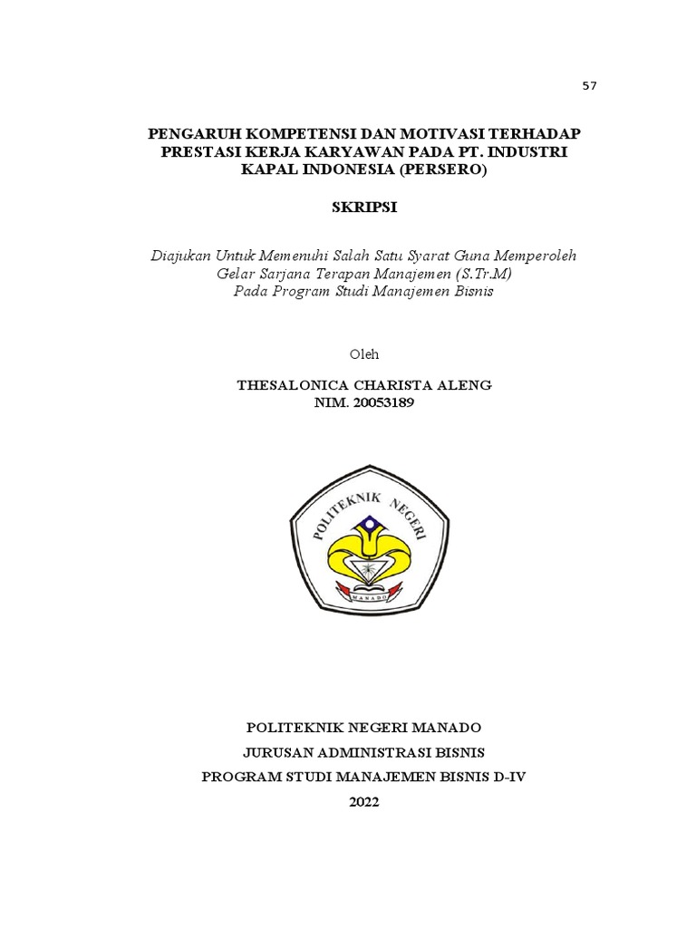 BAGIAN AWAL - Thesalonica Aleng | PDF