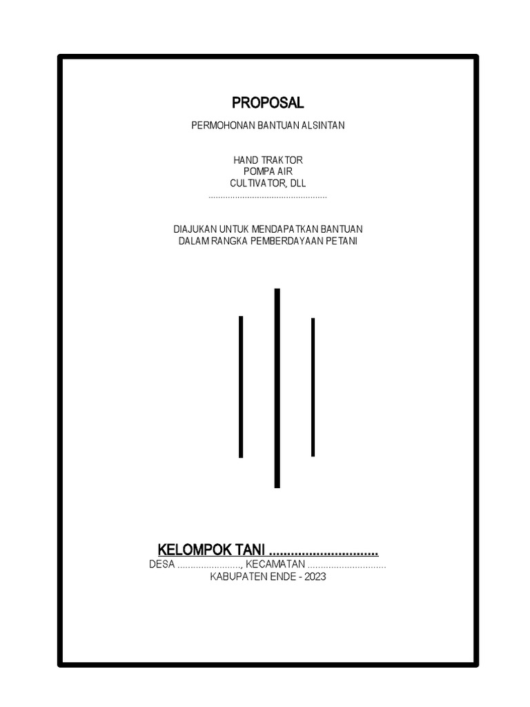 Contoh Proposal Kelompok Tani | PDF | Teknologi & Rekayasa