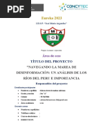 EUREKA 2025 _ ESTRUCTURA - Secundaria | PDF | Análisis de los datos ...