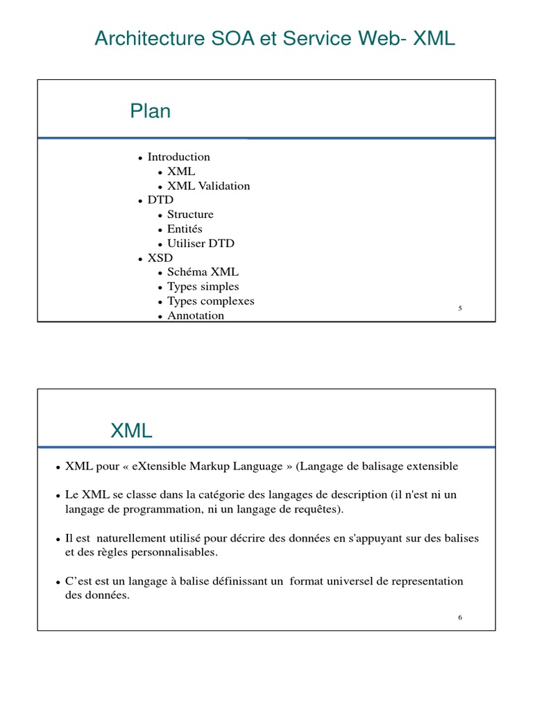 Technologies XML | PDF | XML | Langage de balisage
