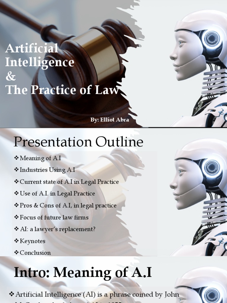 AI's Impact on Legal Practice | PDF | Artificial Intelligence ...