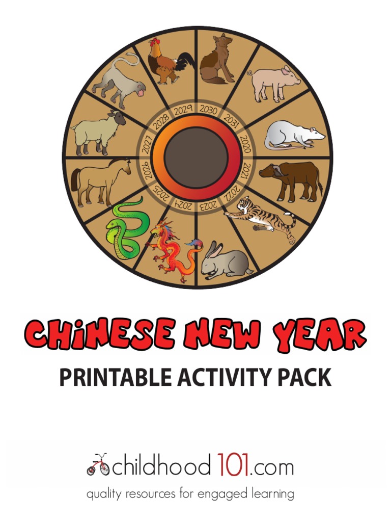Chinese New Year Activity Pack | PDF | Chinese Zodiac