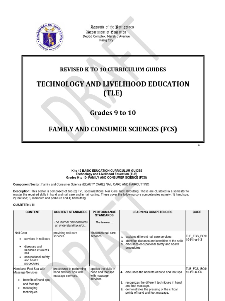 Tle FCS 9 10 | PDF