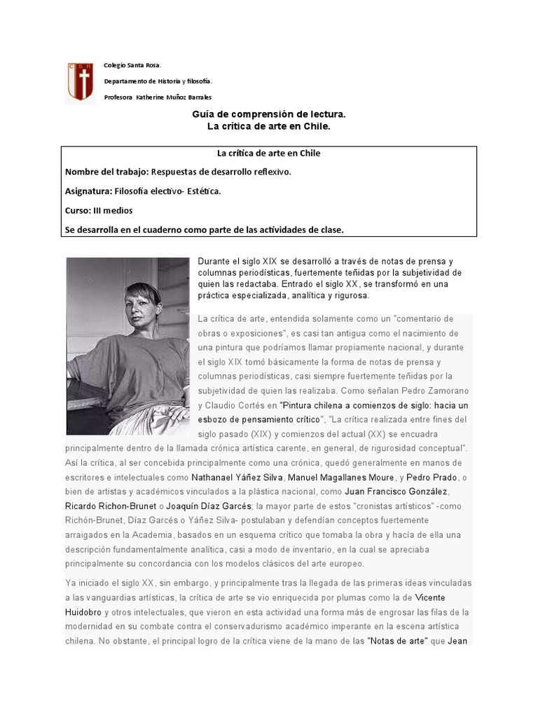 Critica de Arte | PDF | Arte | Historia