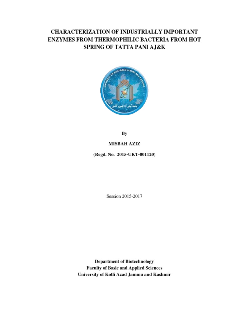 Thesis | PDF | Polymerase Chain Reaction | Bacteria