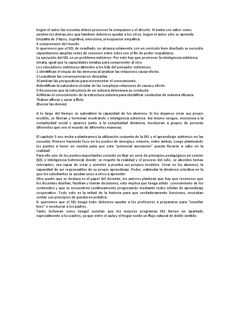 Resumen Triple Focus | PDF | Aprendizaje | Maestros