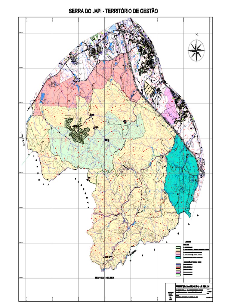 Mapa Jundiaí Serra Do Japi Território de Gestão Curvas | PDF