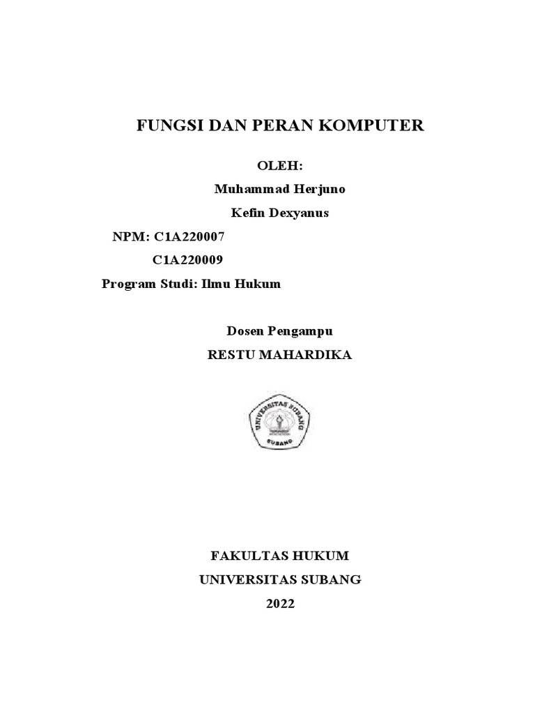 Makalah Komputer | PDF
