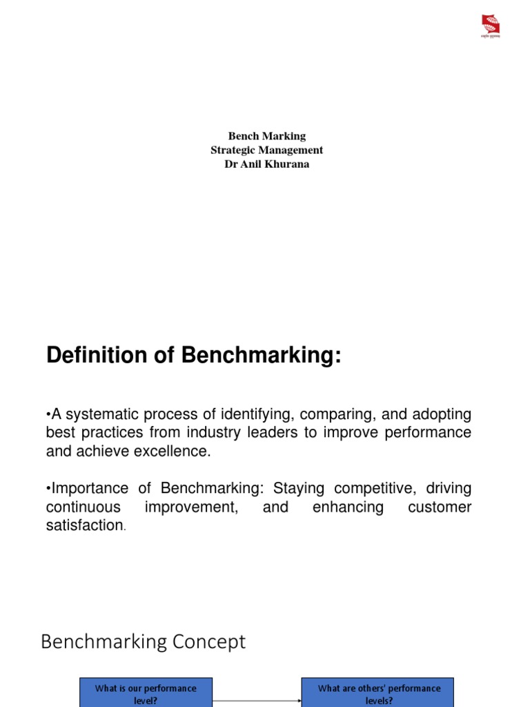 Benchmarking | PDF