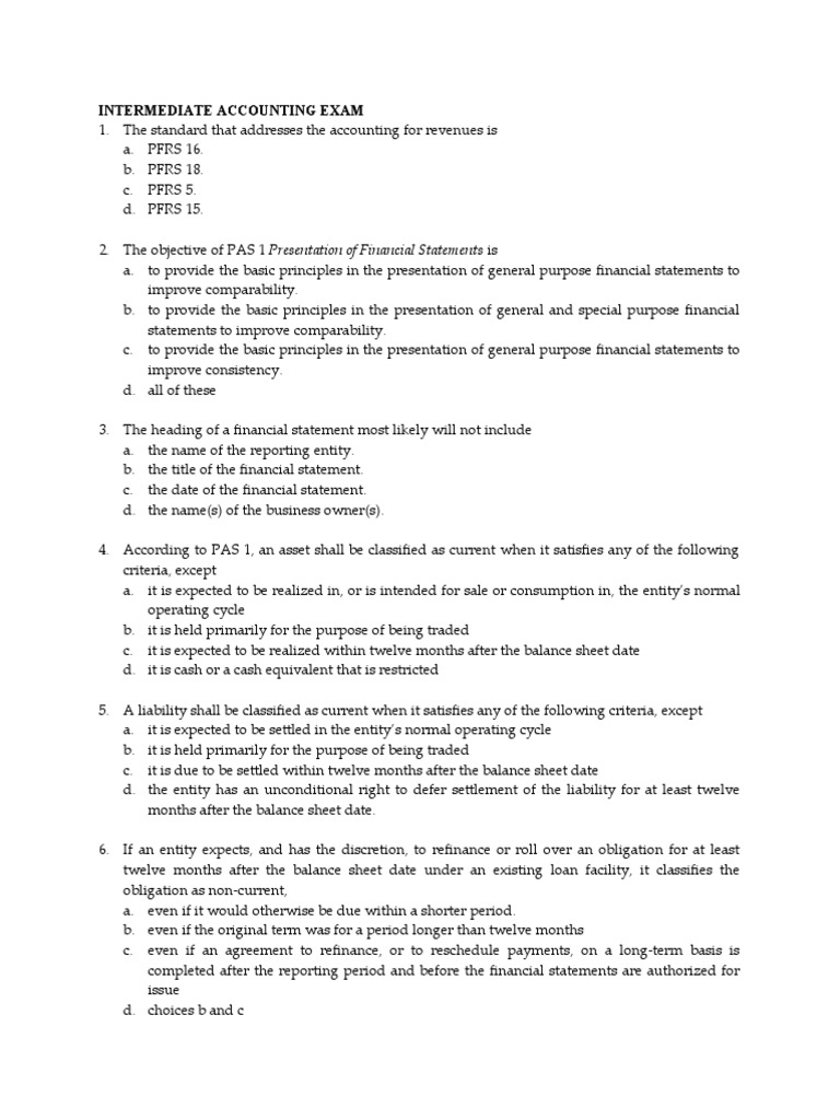 Intermediate Accounting Test Bank With SolMan | PDF | Going Concern ...