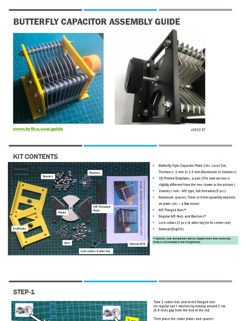 Butterfly Capacitor Assembly Guide | PDF