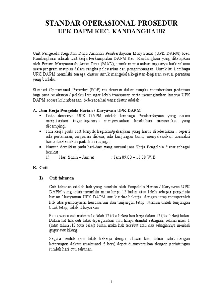 Upk Dapm | PDF