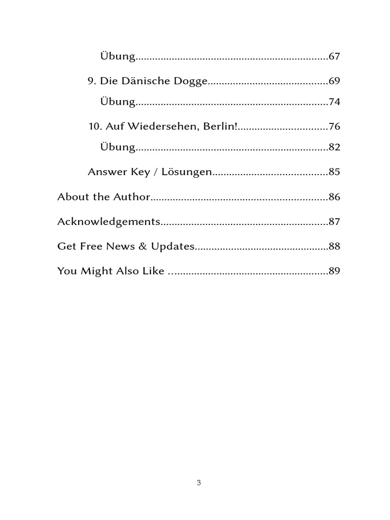 Learn German With Stories Cafe in Berlin 3 | PDF