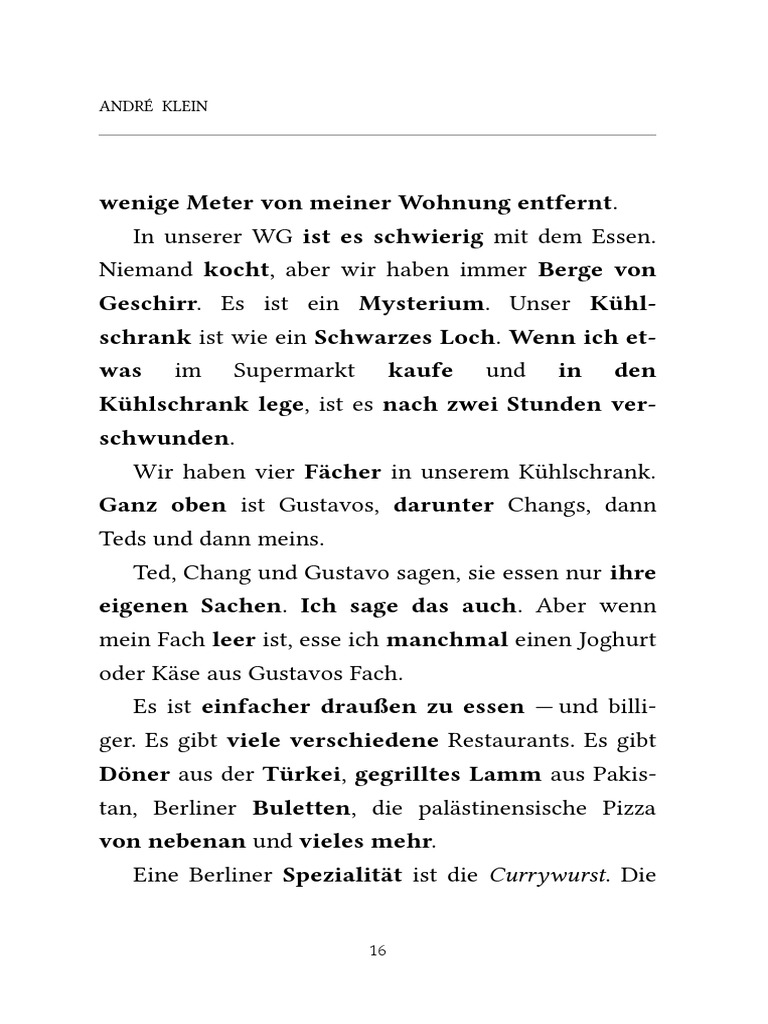 Learn German With Stories Cafe in Berlin 16 | PDF