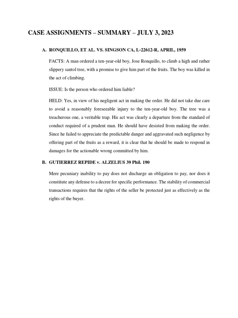 CASE-ASSIGNMENTS-2 | PDF