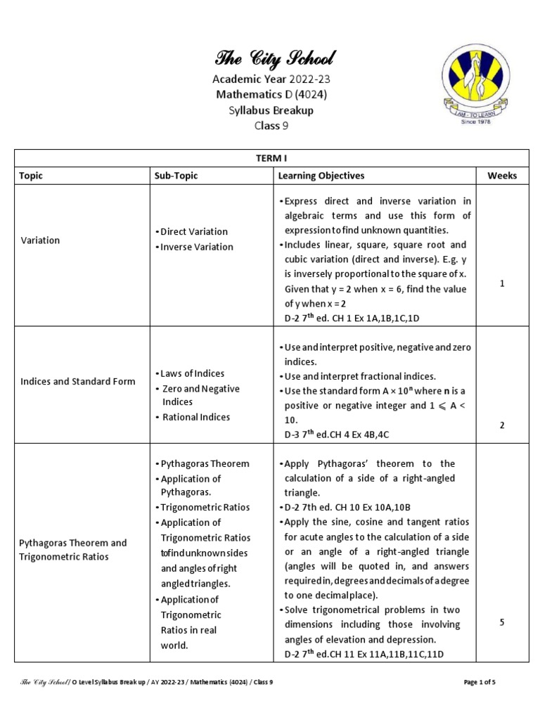 Math-4024 Class 9 2022-23.pdf | PDF