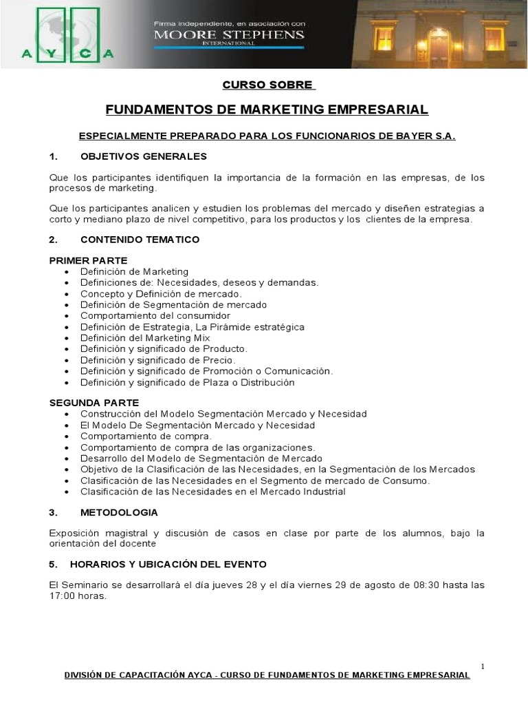 Marketing | PDF | Marketing | Producto (Negocio)