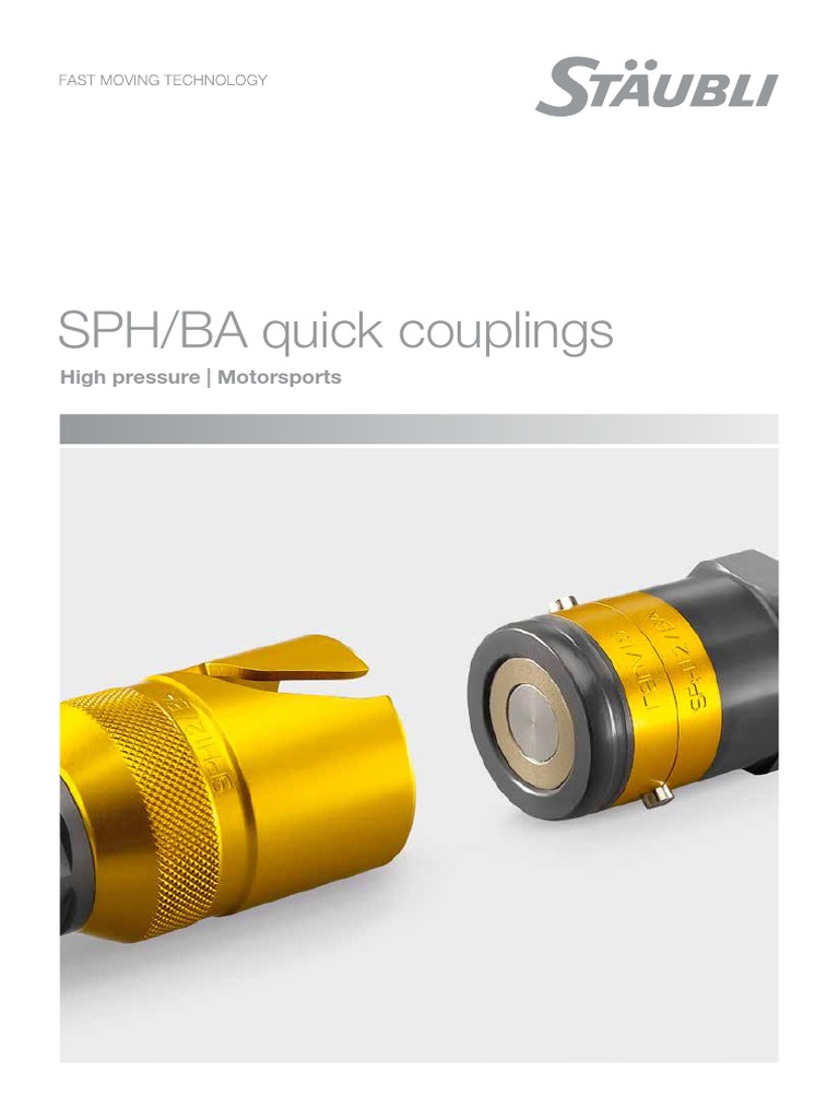 SPHBA - Motorsports Clean Break Couplings en | PDF | Titanium ...