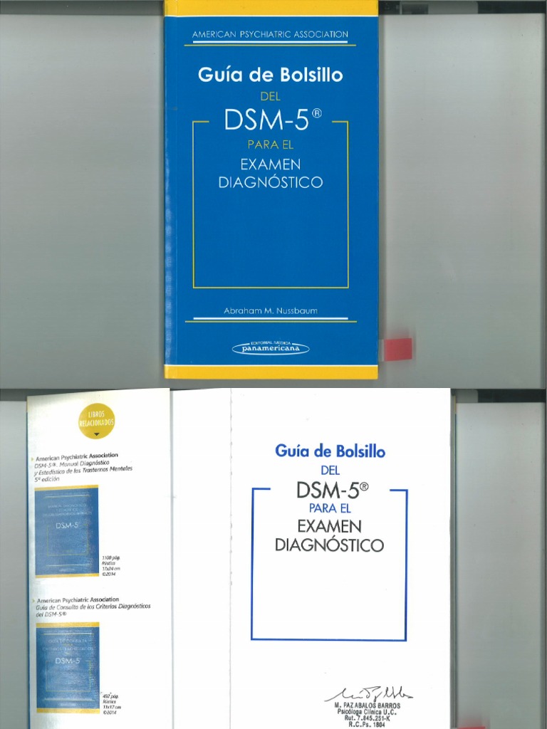Guia de Bolsillo DSM 5 | PDF