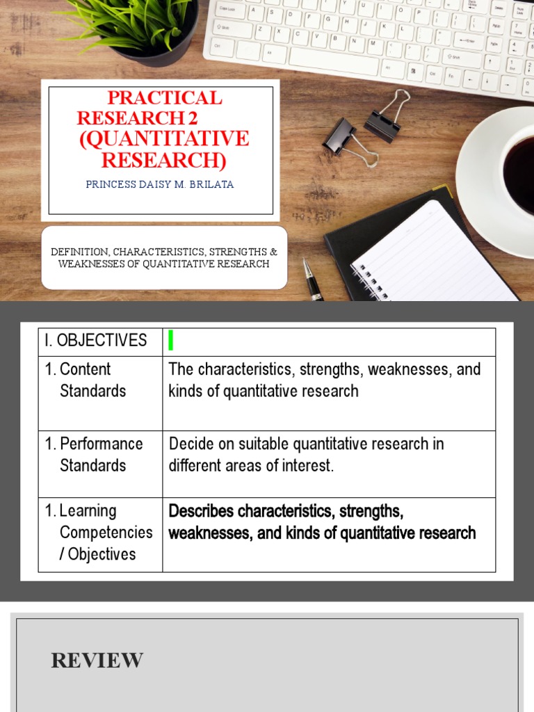 Quantitative Research Guide | PDF