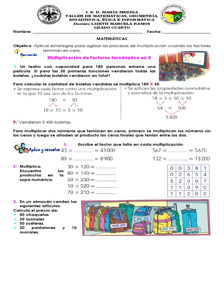 4° Taller Grado Cuarto Semana Del 14 Al 18 de Agosto 2023. | PDF ... 4° Taller Grado Cuarto Semana Del 14 Al 18 de Agosto 2023. | PDF ...