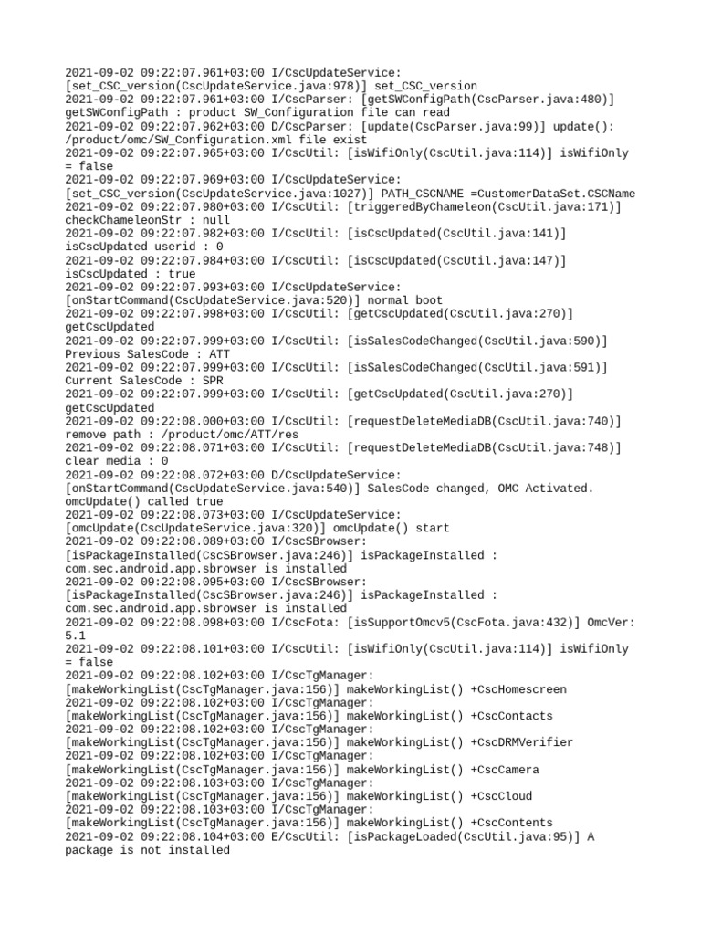Omc Update Log | PDF