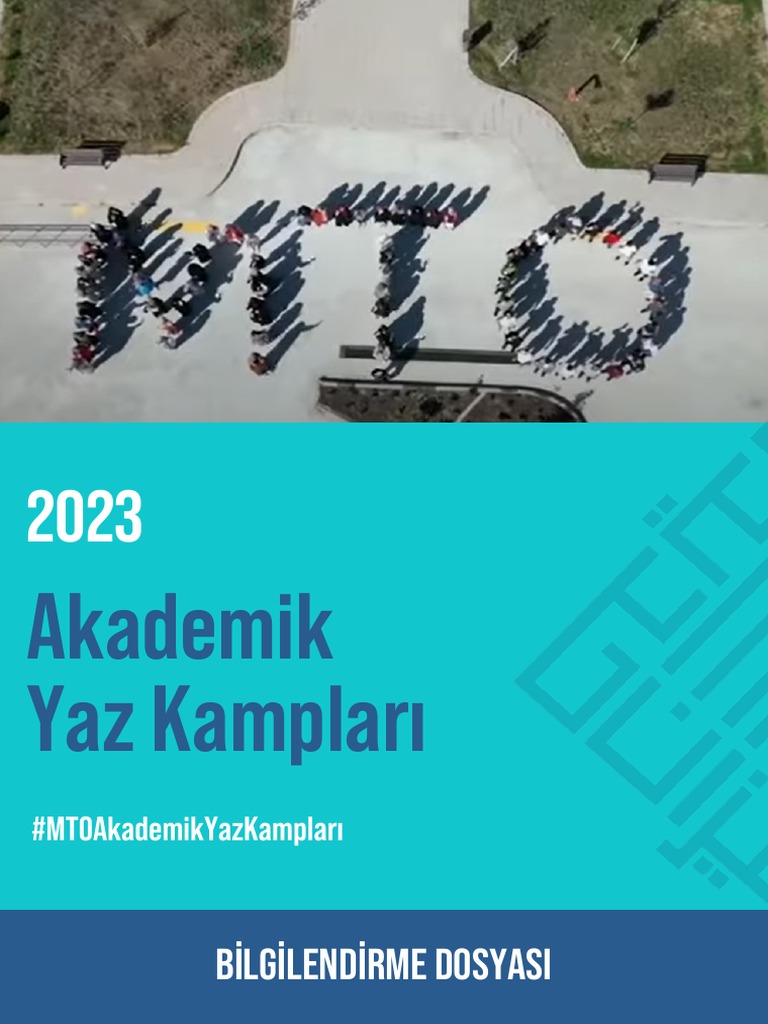 MTO Akademik Yaz Kampları-2023 | PDF