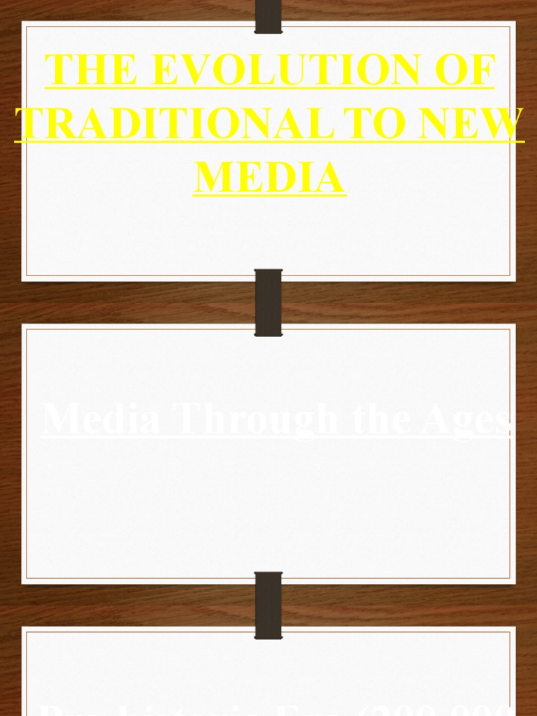 Evolution of Traditional To New Media-Edited | PDF | Telephone | Radio