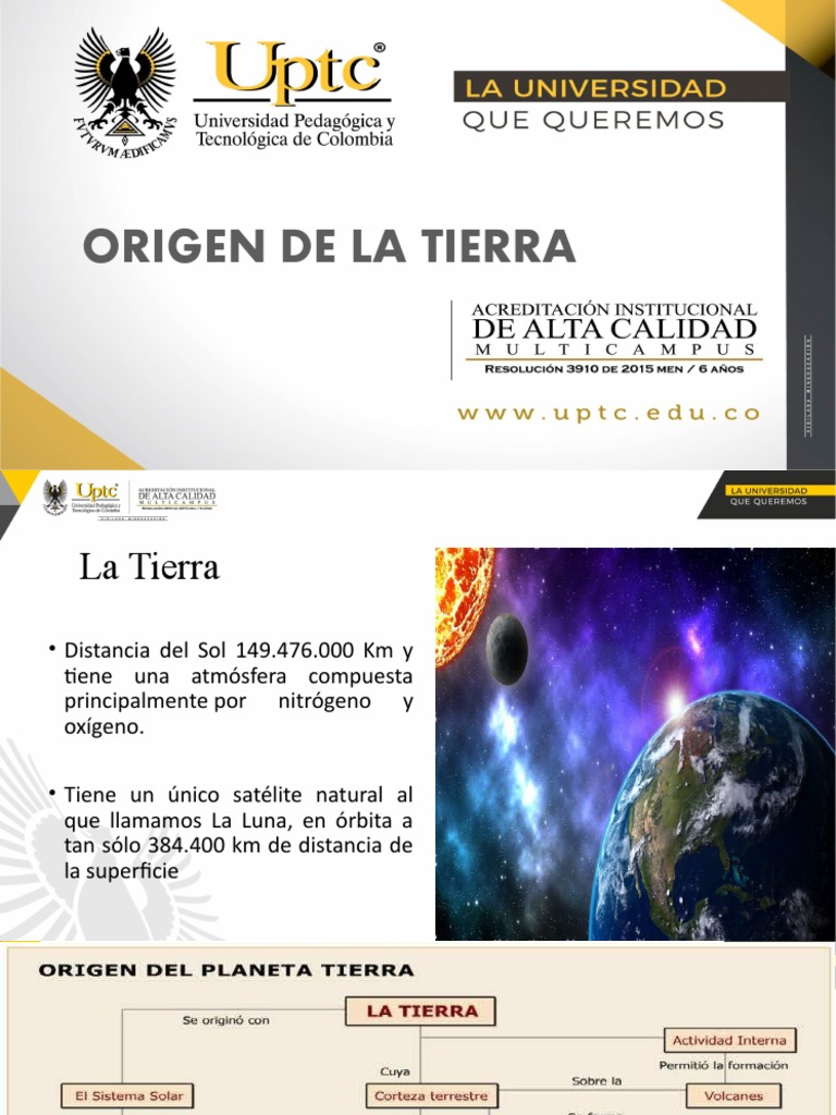 Origen de La Tierra | PDF | Ciencia y matemática