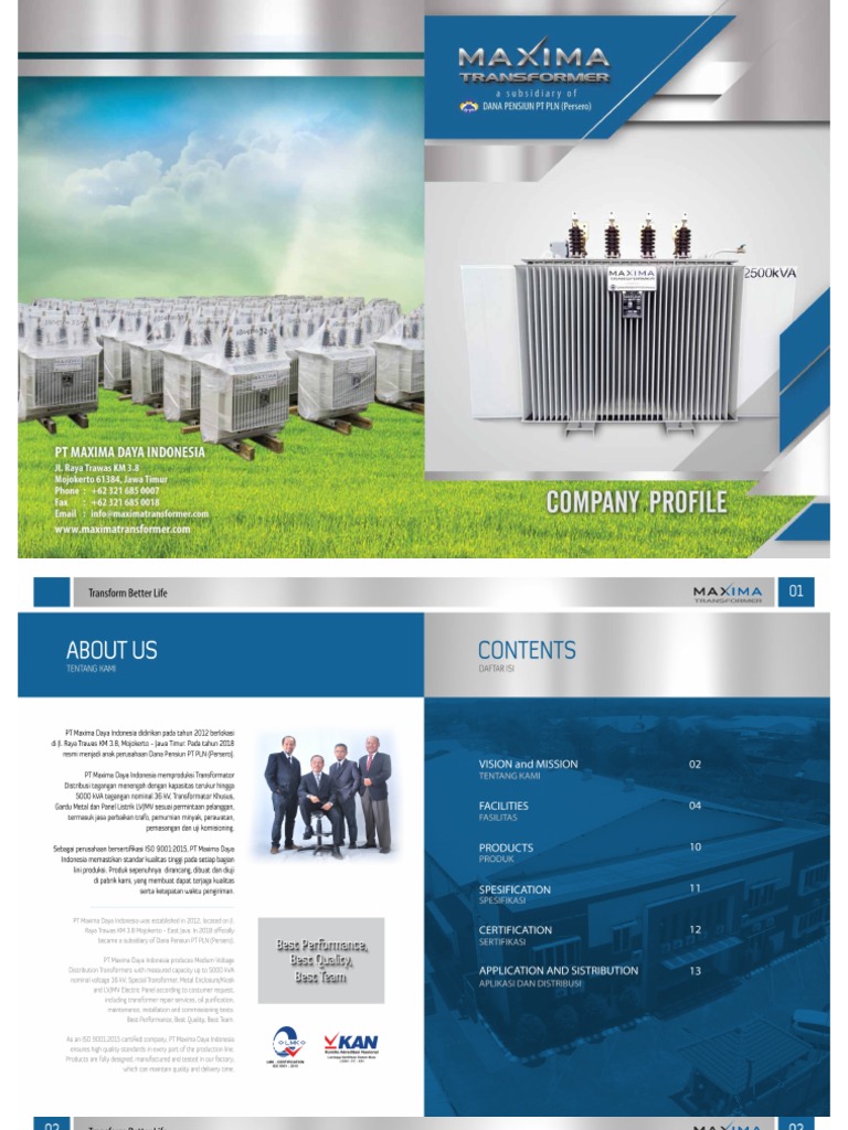 Company Profile - Maxima Daya Indonesia - 2020 | PDF