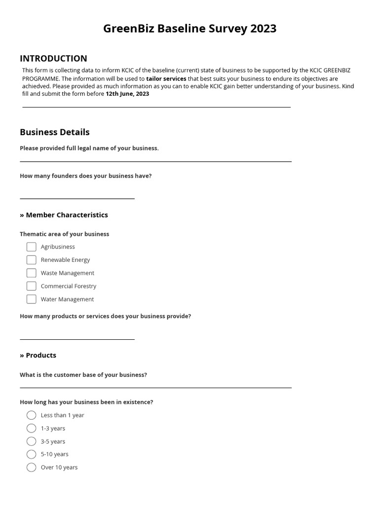 GreenBiz Baseline Survey 2023 | PDF | Human Communication | Economies