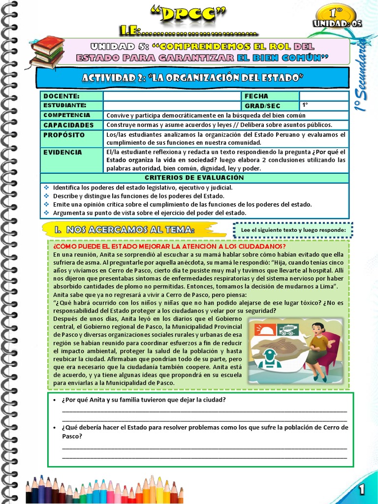 1° DPCC - Actv.02-Und.5 2023 | PDF