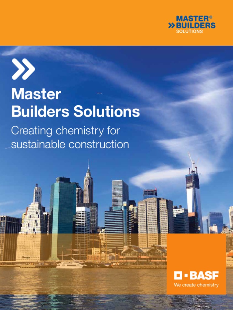 Master Builders Solutions Brochure | PDF | Concrete | Civil Engineering