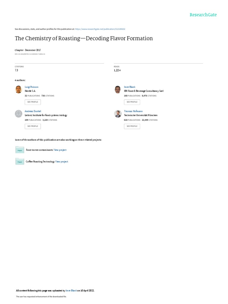 Chapter12 RoastingChemistry | PDF