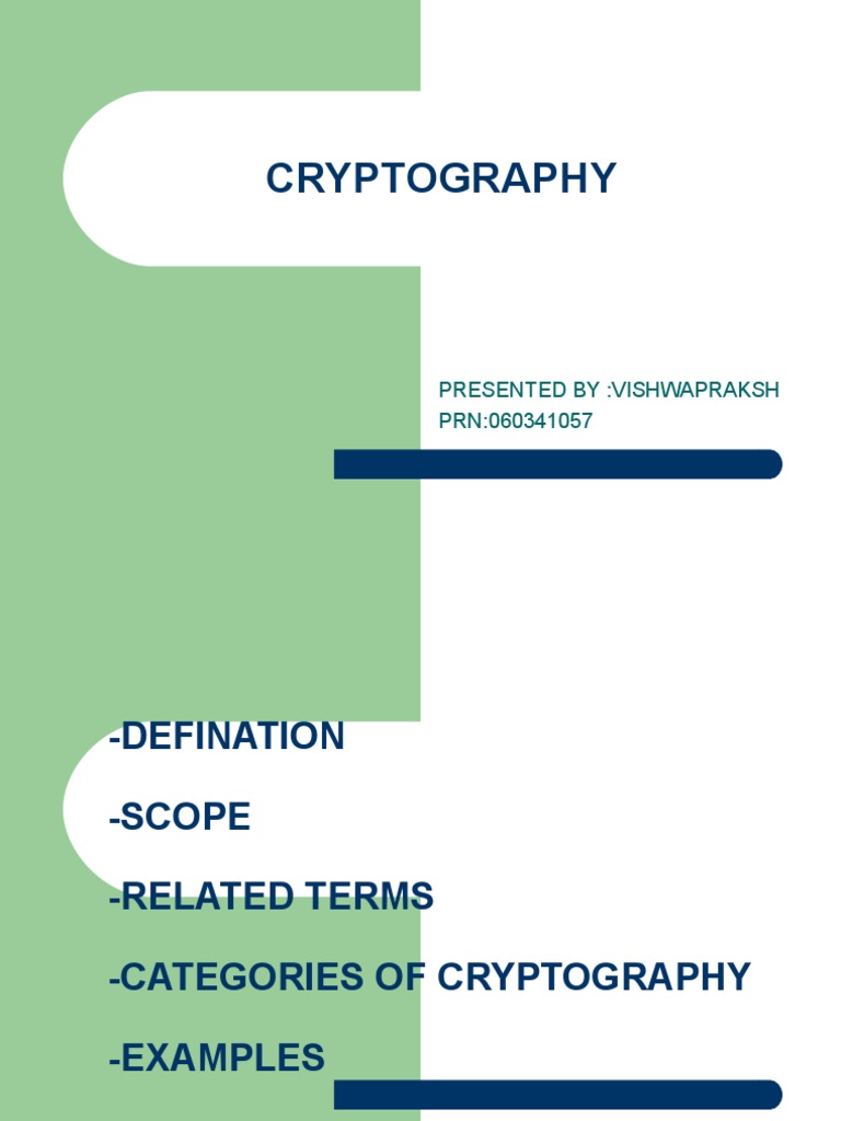 Cryptography | PDF