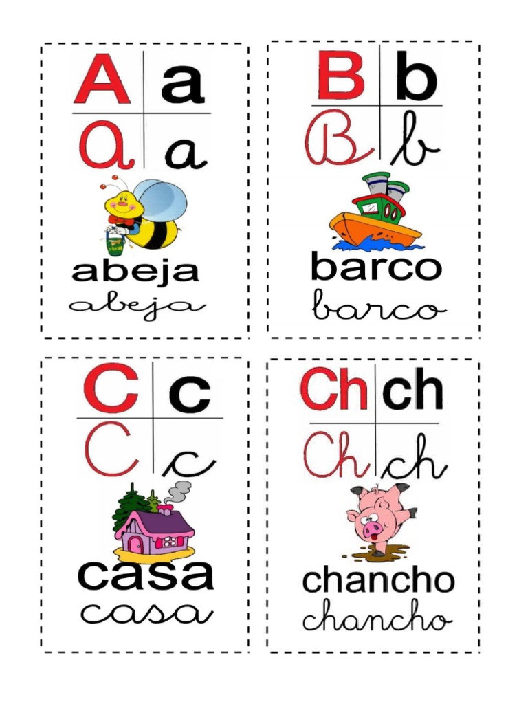 Abecedario Carta Imprenta | PDF
