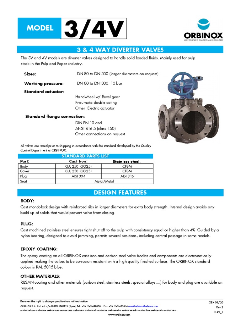 3&4 Diverter Valve | PDF