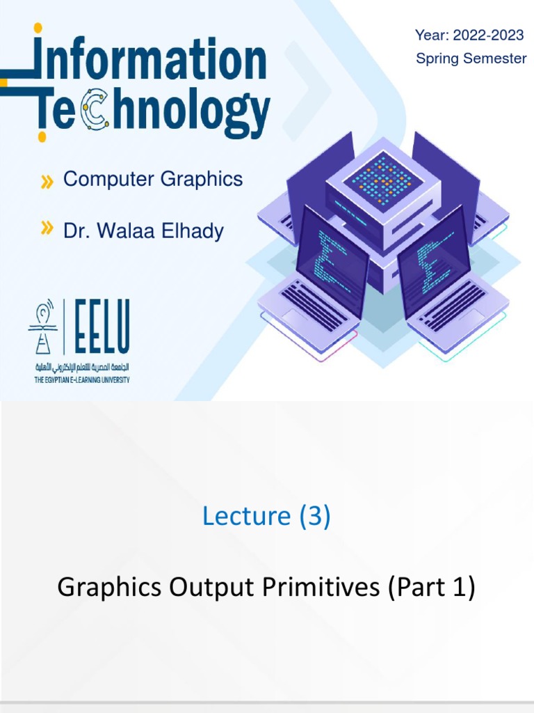 3-Graphics Output Primitives Part1 | PDF 3-Graphics Output Primitives Part1 | PDF