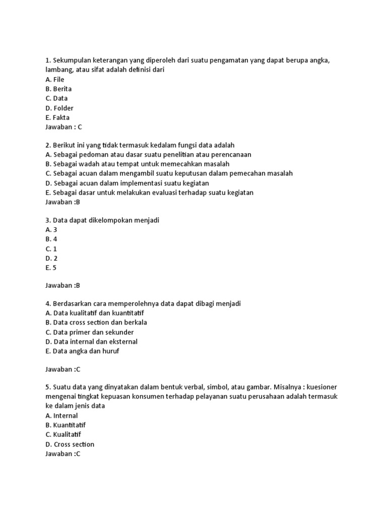 Bank Soal Informatika X | PDF | Komputer