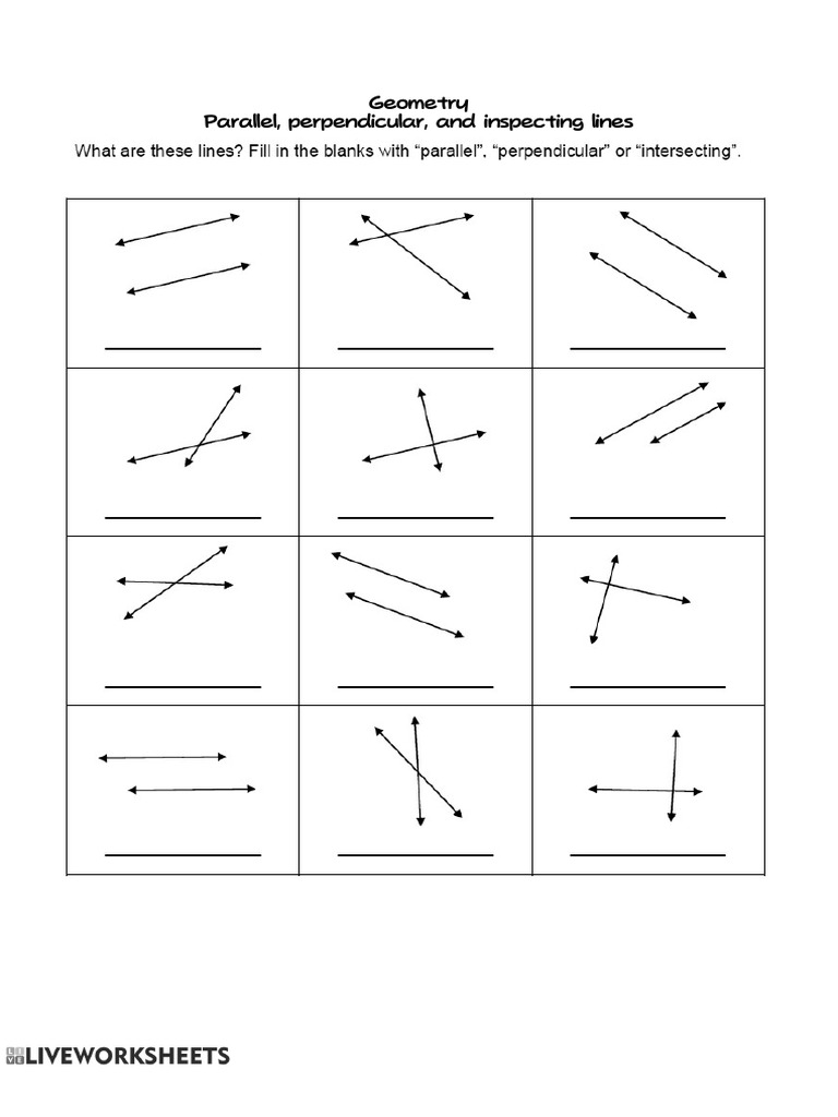 Geometry - Parallel and Perpendicular Lines | PDF