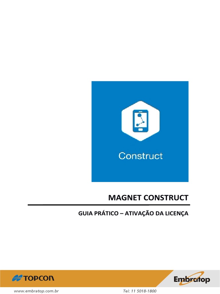 Ativação da Licença MAGNET Construct | PDF