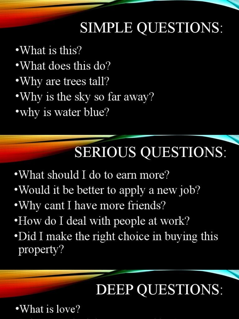 Simple, Serious, Deep | PDF