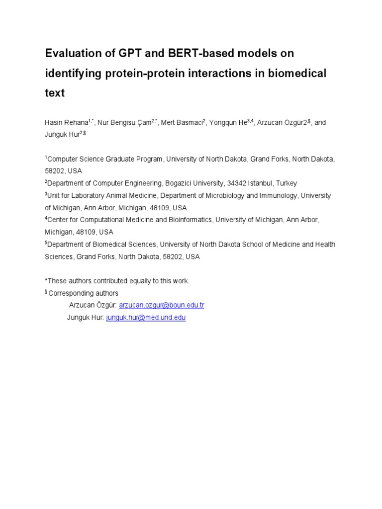 Evaluation_of_GPT_and_BERT-based_models_on_identif | PDF | Protein ...
