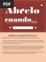 Cartas Abreme Cuando | PDF | Amor