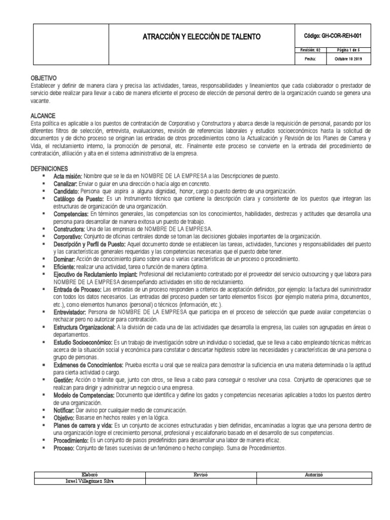 Proceso RYS | PDF
