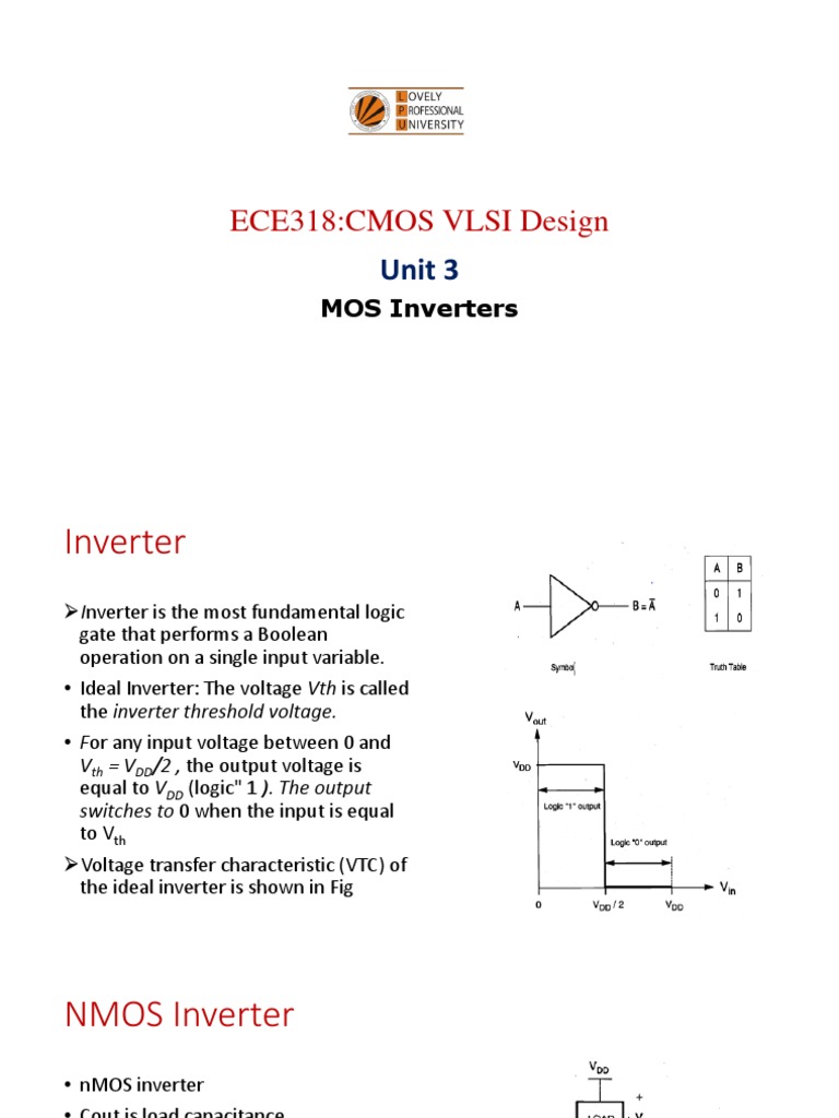 Unit 3 | PDF | Cmos | Logic Gate