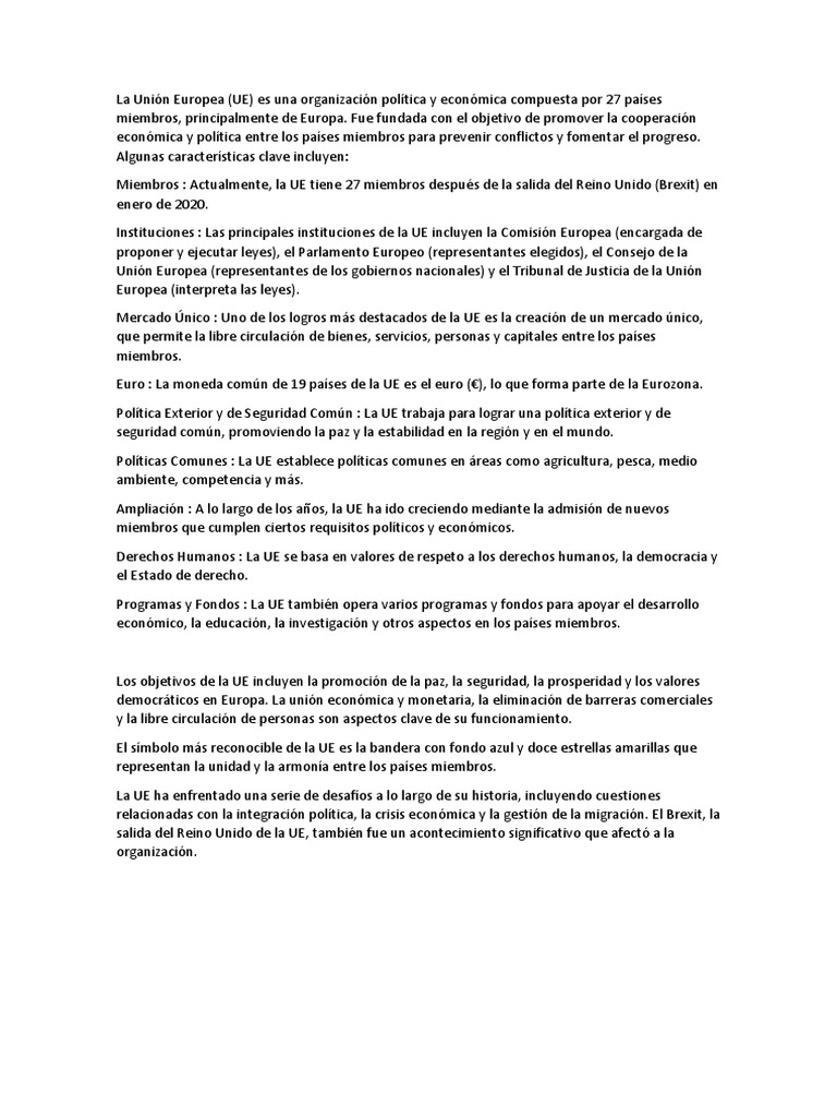 Documento FJFKFKFK | Descargar gratis PDF | Unión Europea | Brexit
