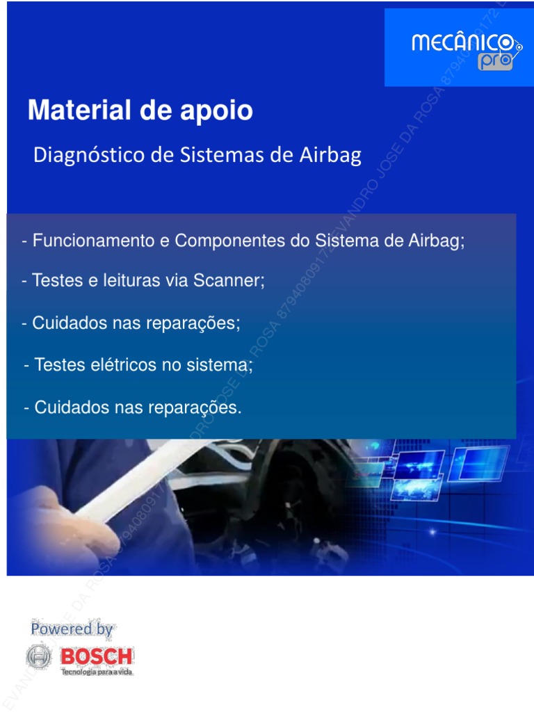 Apostila Aluno Diagnstico de Sistema de Air Bag | PDF